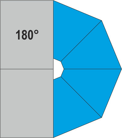 Ugaoni garderobni orman RAS-X1-A | Trevis d.o.o.